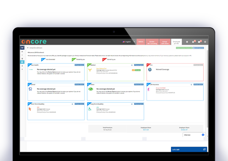 benefitadmin oncore simplified – OnCore™